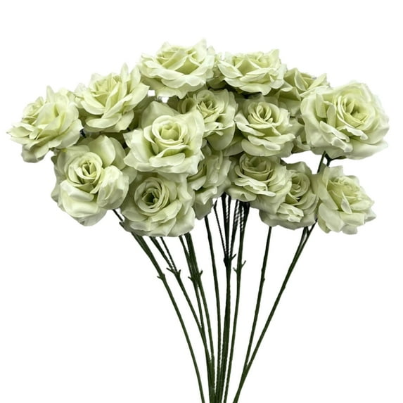 3 Head Rose Artificial Flowers Flowers Rose Flowers Interior Decoration ...