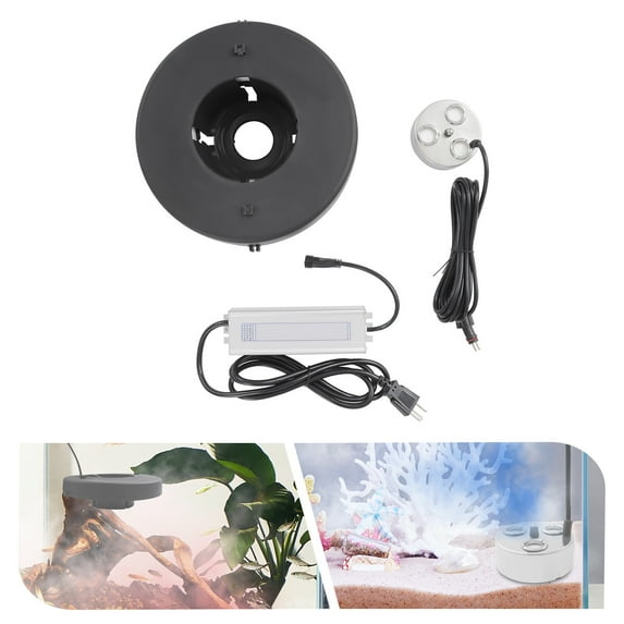 3-Head Ultrasonic Mist Maker Fogger Water Fountain Pond Atomizer ...