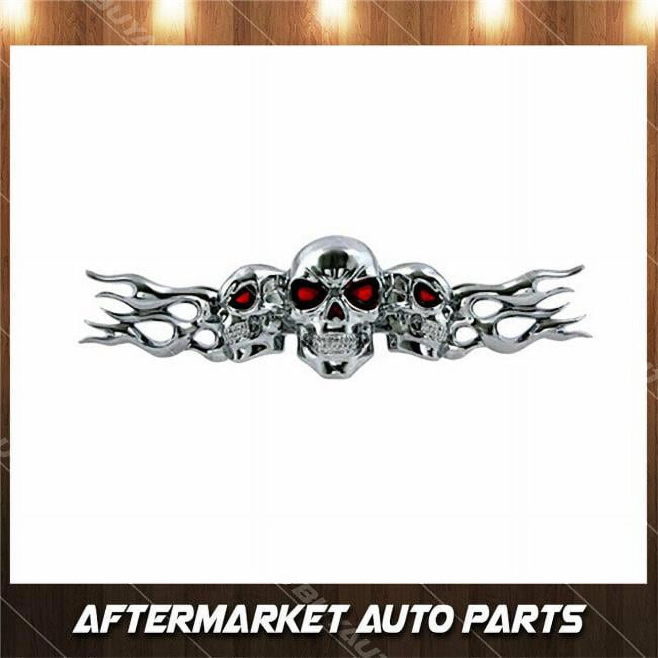3 Headed Skull Emblem Decal Graphic Sticker - Walmart.com