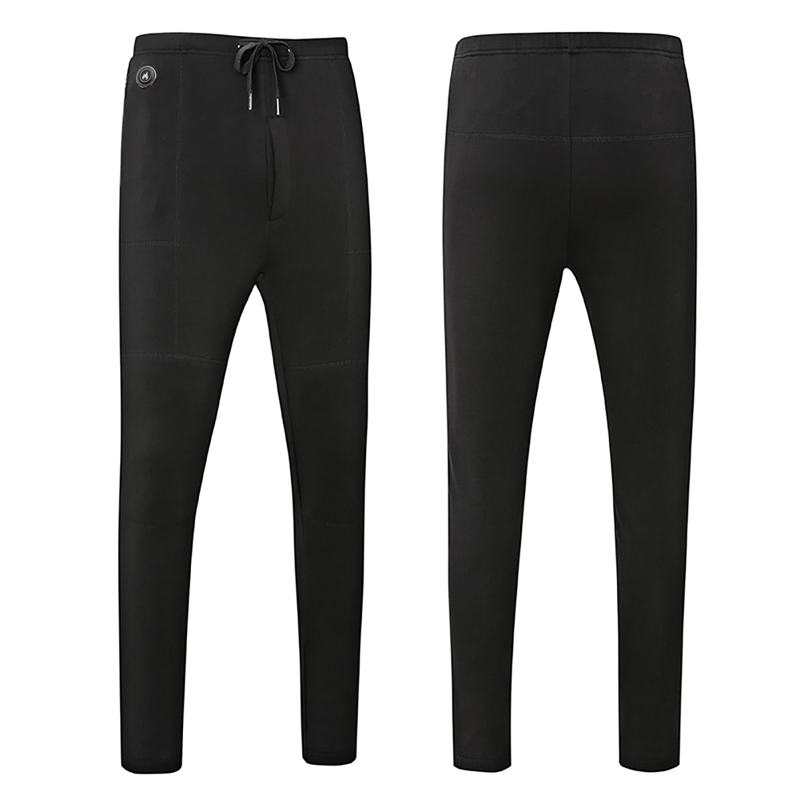 3 Heating Areas Heated Pants for Men,Heated Pants with Fleece ...
