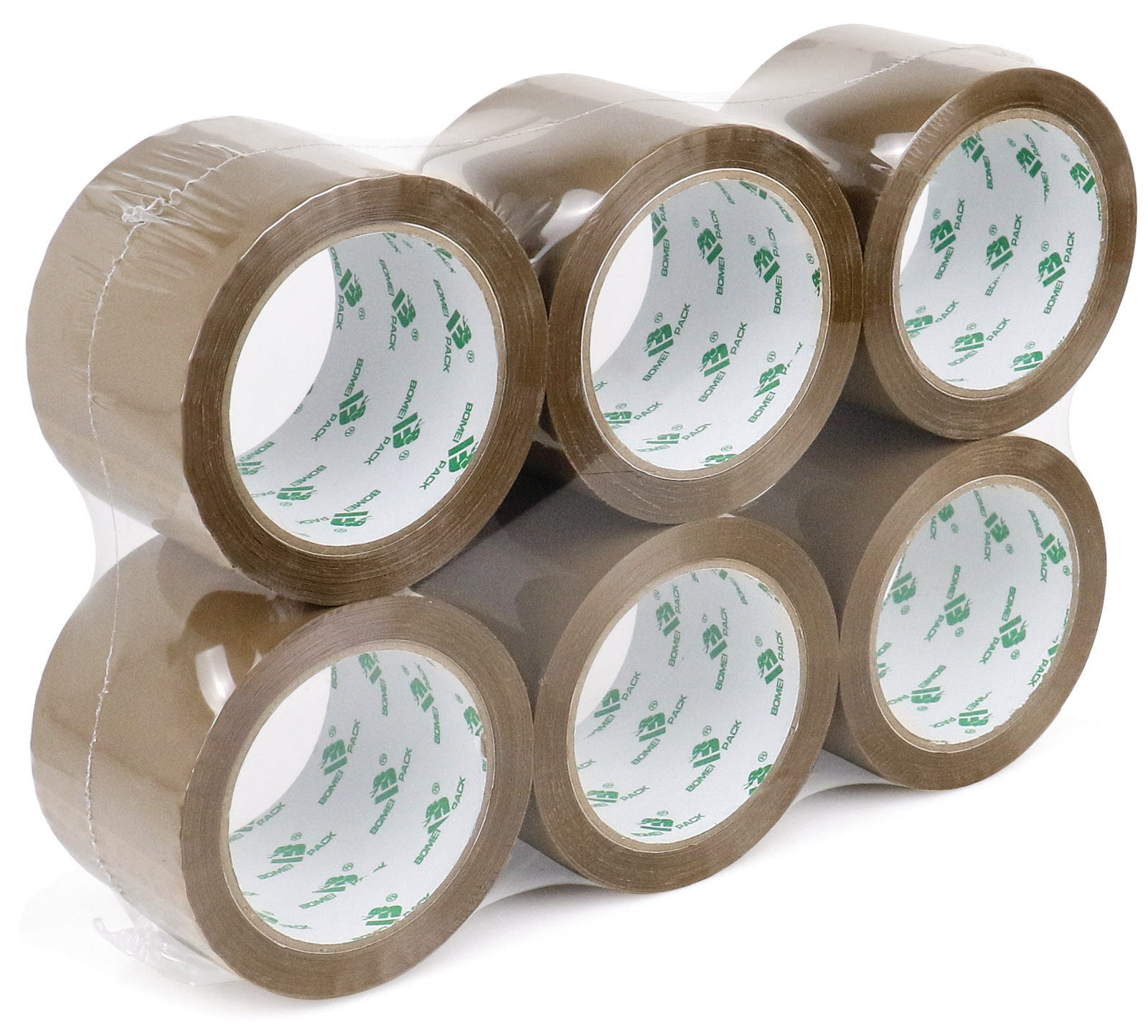 Brown Packing Tape 3 inch x55 Yards, 2.4 mil Thick,Heavy Duty Brown ...