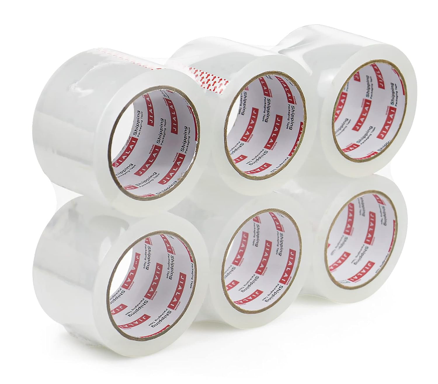 3" Heavy Duty Packing Tape 6 Rolls, Total 360Y - 3 inch x 65 Yards, 2.4 ...