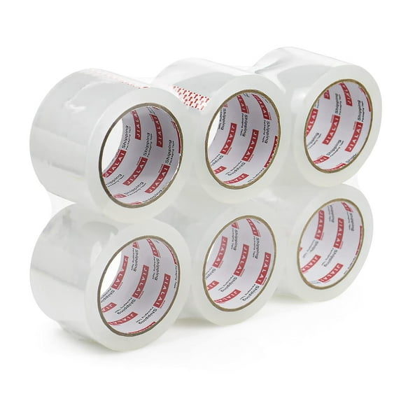 3" Heavy Duty Packing Tape 6 Rolls, Total 360Y - 3 inch x 65 Yards, 2.4 ...