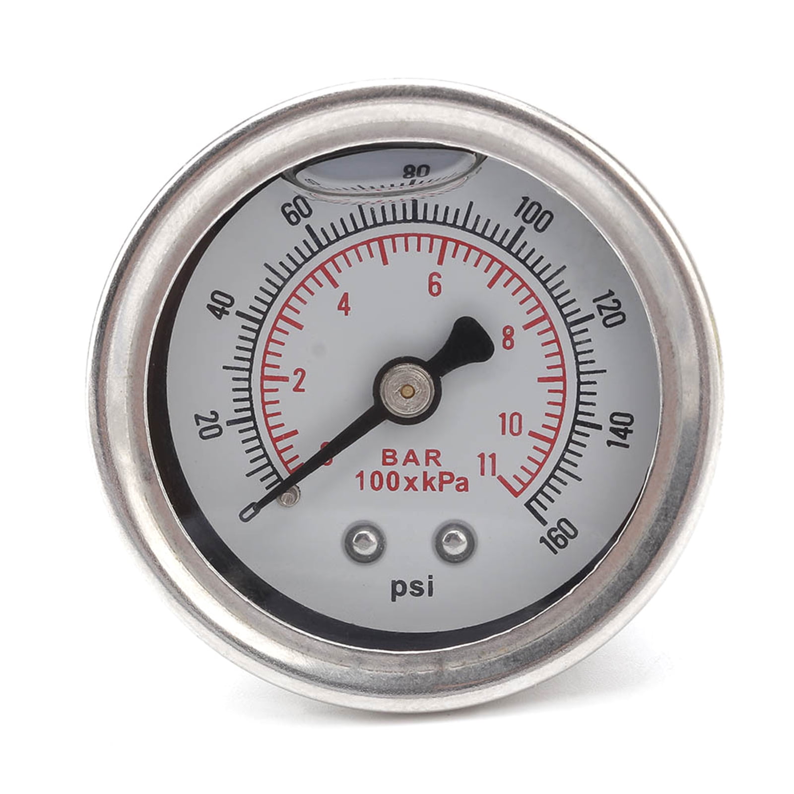 3. Heavy Duty Pressure Gauge 0-160Psi with 1/8NPT Threaded Port ...
