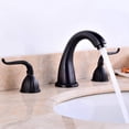 3 Hole Basin Mixer Tap Antique Split Type Double Handle Basin Mixer Hot ...