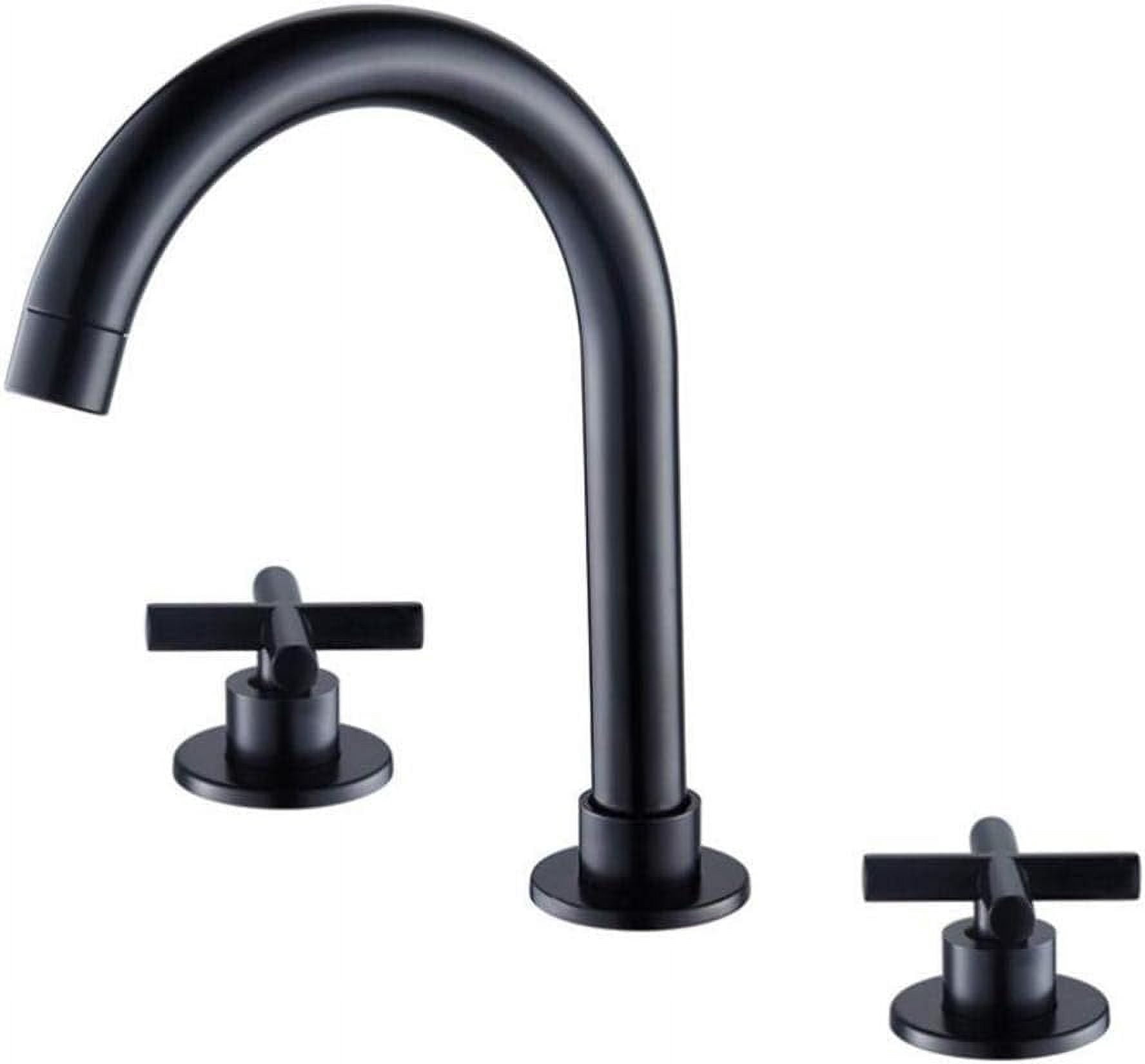 3 Hole Basin Mixer Tap Brass Split Type Double Handle Hot and Cold ...