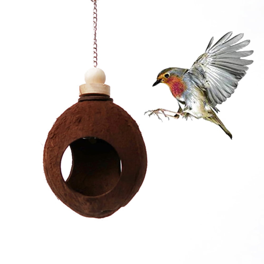 3 -Hole Bird Cage Hanging Food Dispenser Hanging Bird House Bird Nest ...
