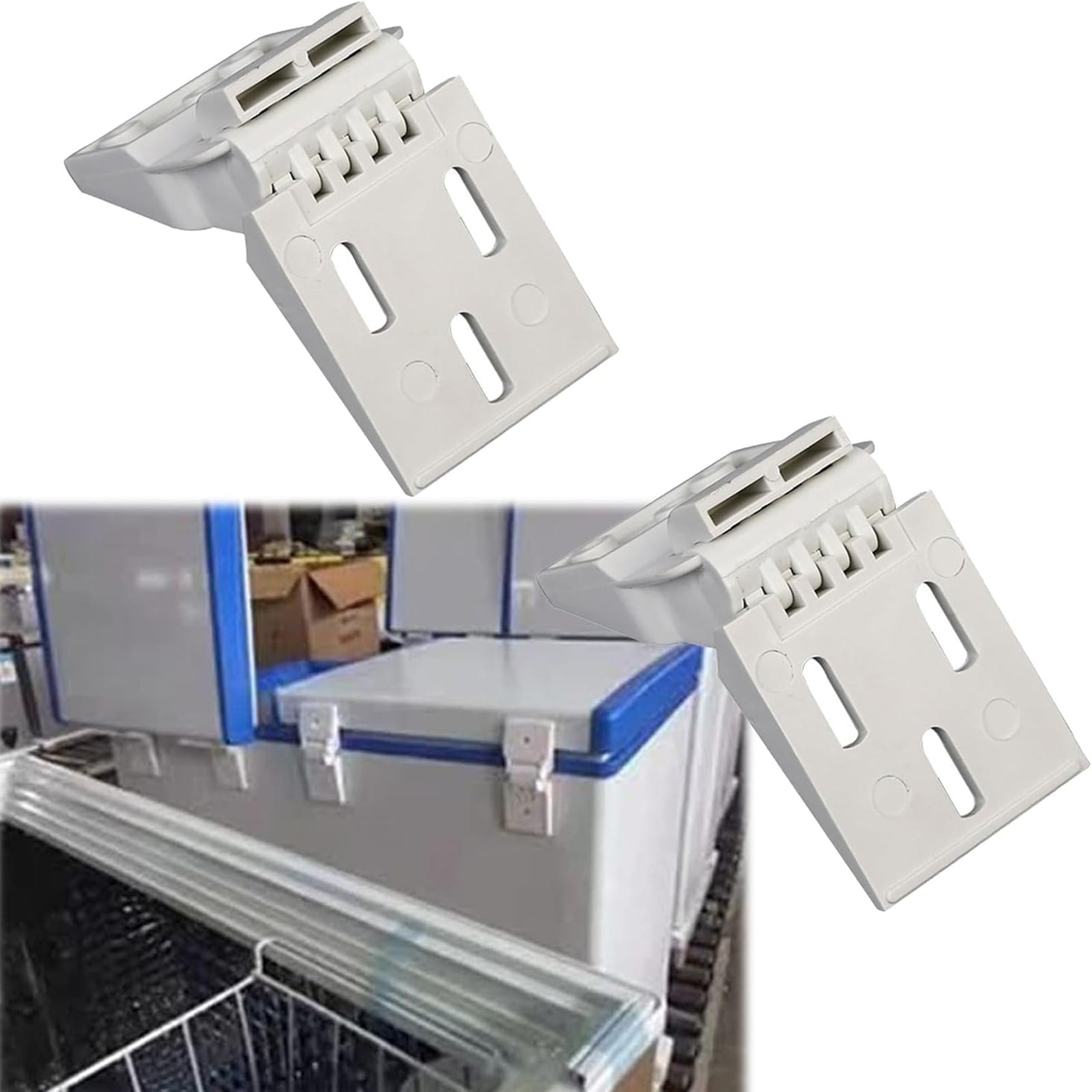 [ 3-Hole Hinges - No Screws Included ] Cold Storage Display Cabinet ...