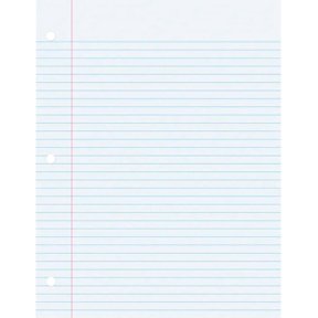 3 Hole Punched Paper