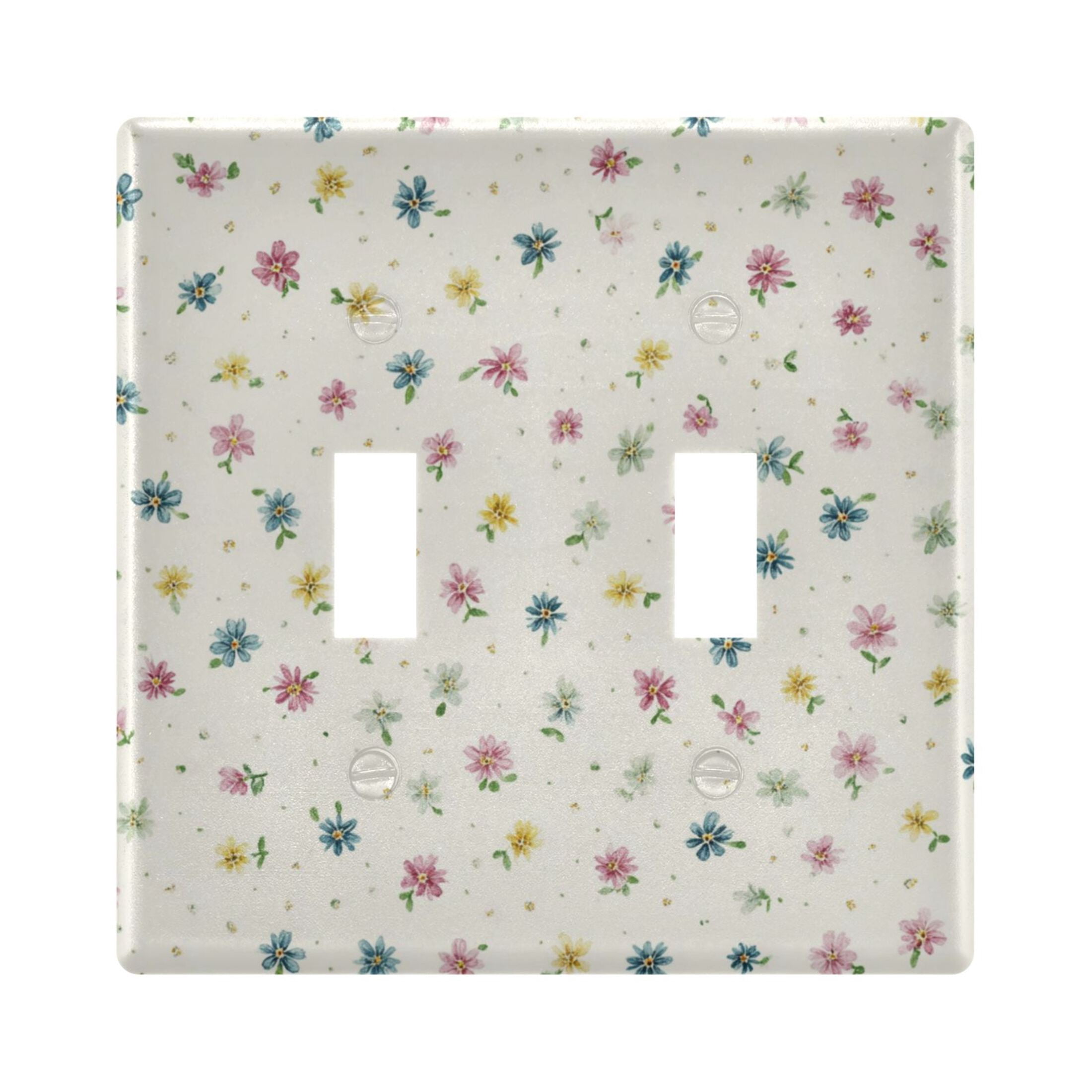 3-Hole Switch Plate Cover Faceplates Covers Smooth Rounded Corners Cute ...