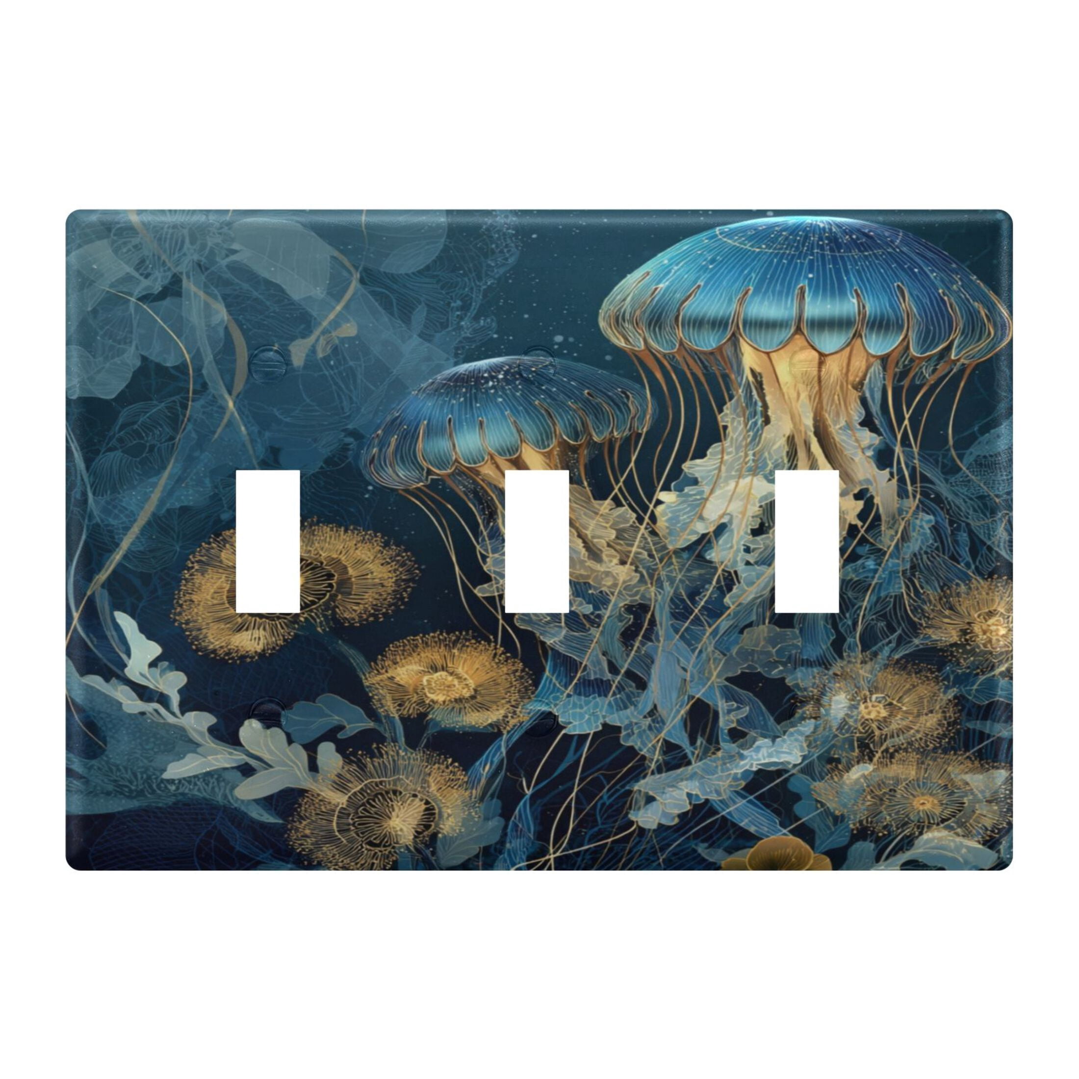 3-Hole Switch Plate Cover Faceplates Covers Smooth Rounded Corners ...
