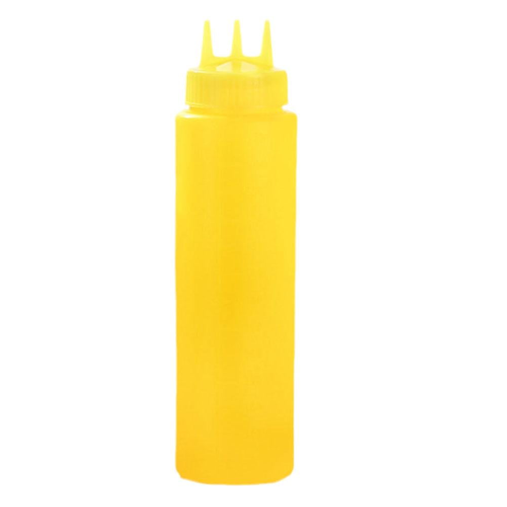3 Holes Ketchup Squeeze Bottle Plastic Mustard Mayo Tool> Sauces ...