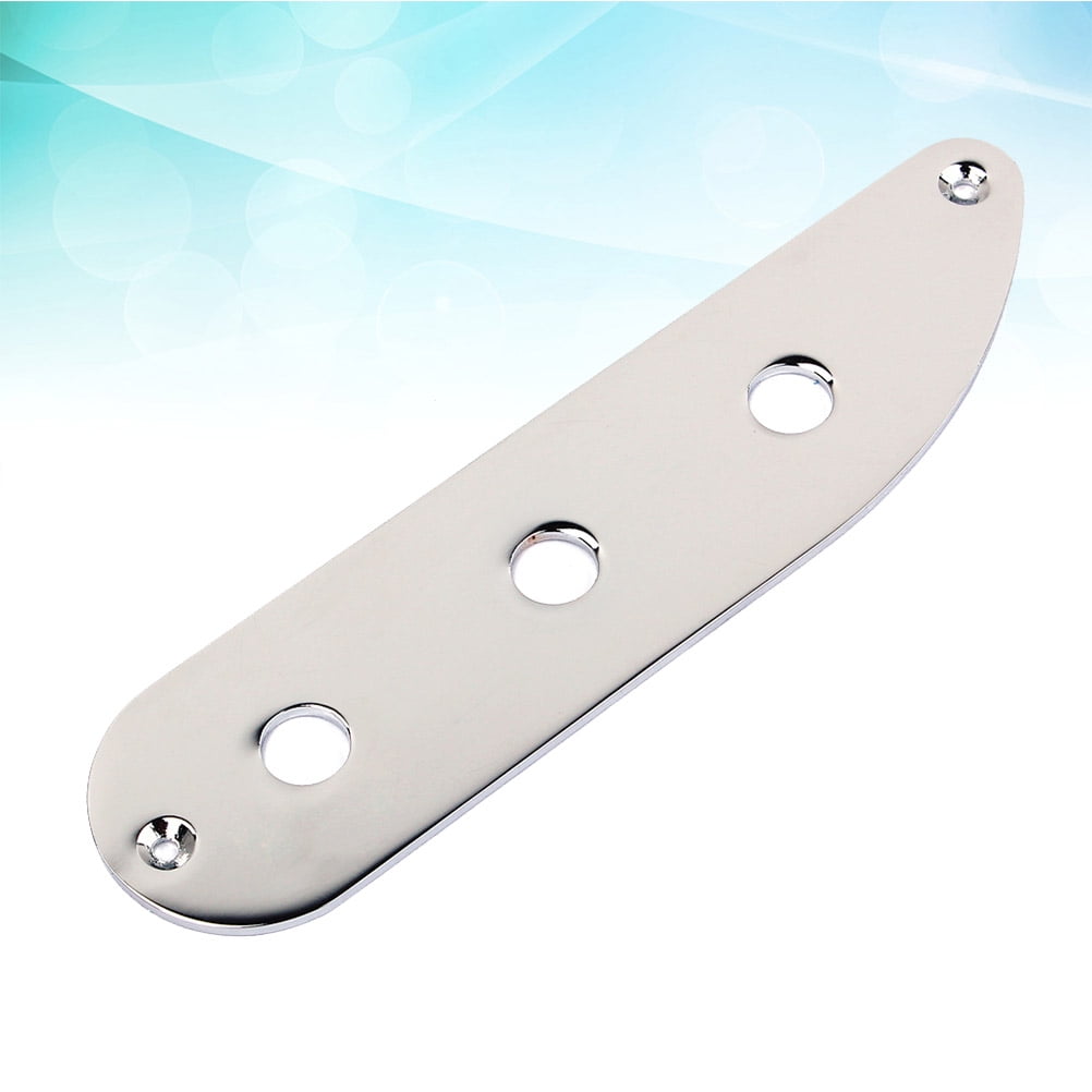 3 Holes Metal Electric Guitar Bridge Switch Control Plate for TL Style ...
