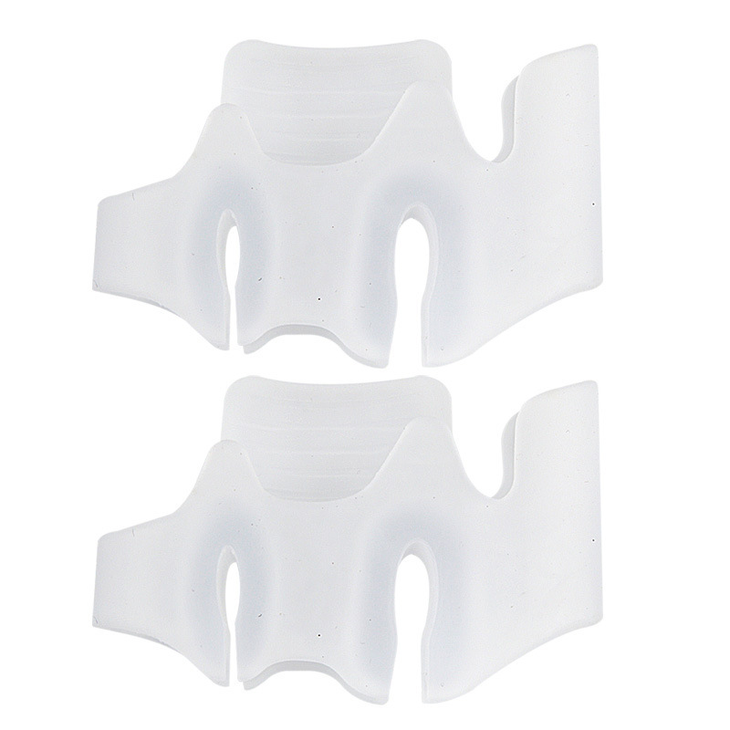 3 Holes Toe Splitter Silicone Flip Flops Clip Anti Wear Clip Foot Pad ...