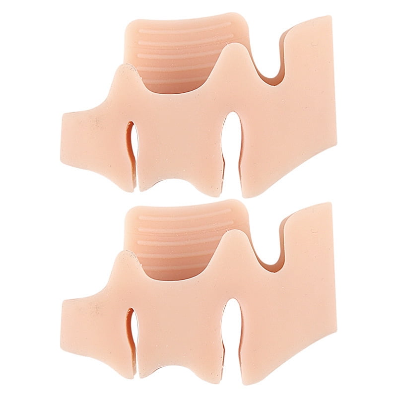 3 Holes Toe Splitter Silicone Flip Flops Clip Anti Wear Clip Foot Pad ...