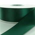 3" Wide Double Faced Satin Ribbon, Craft and Packaging Ribbon, Hunter ...