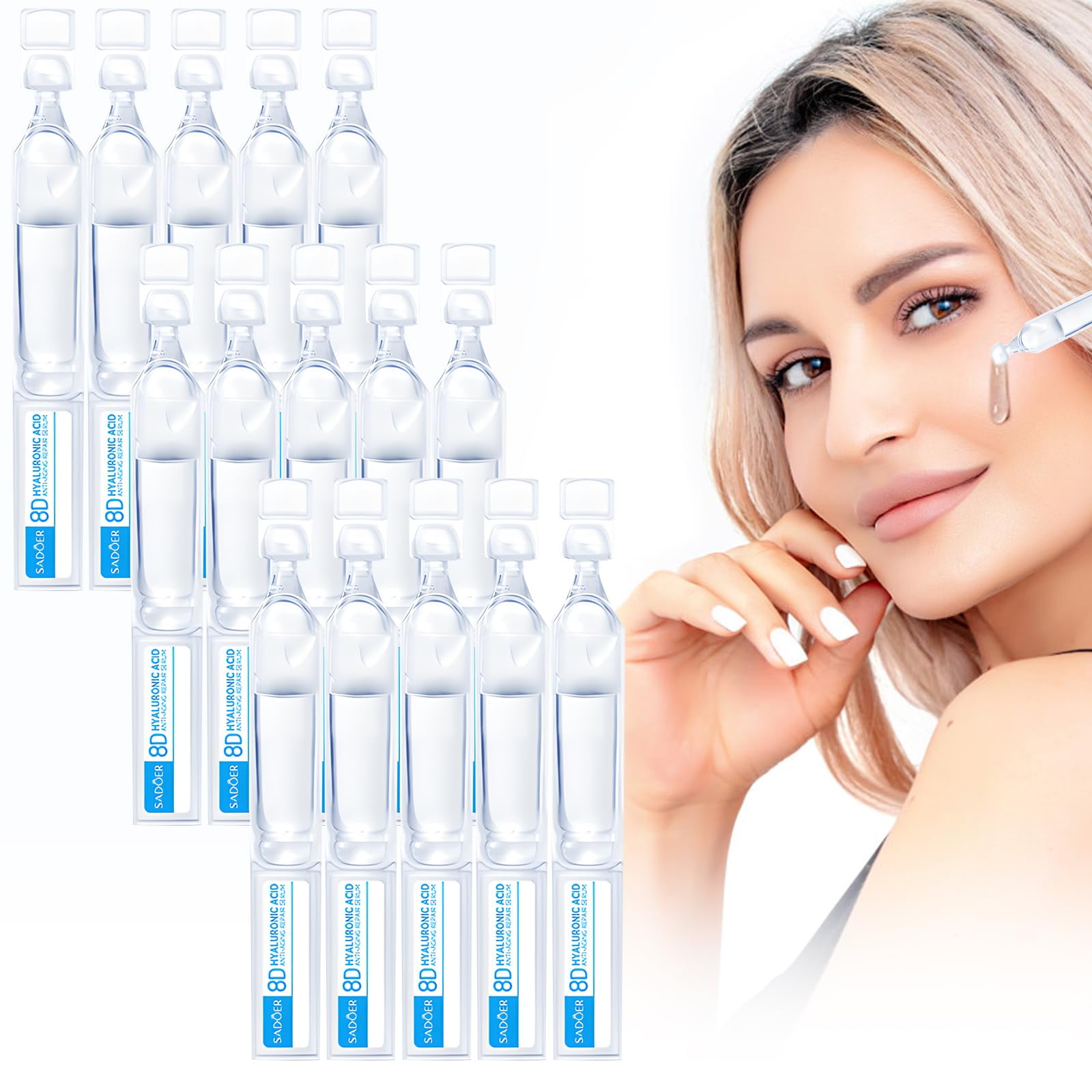 3% Hyaluronic Acid Serum Hydrating Vials, Hyaluronic Acid Tubes ...