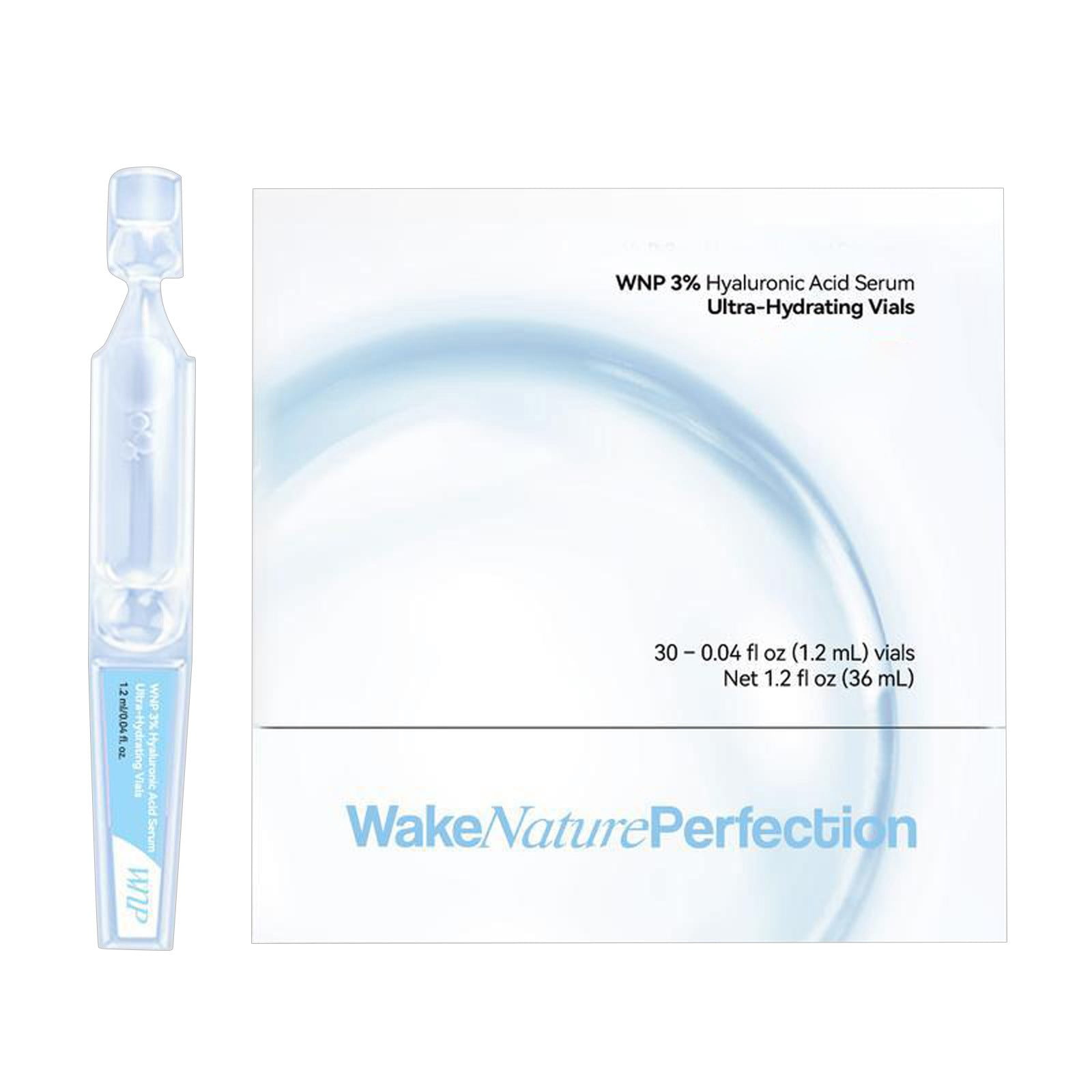 3% Hyaluronic Acid Serum Ultra-Hydrating Vials, Glass Skin Ultra ...