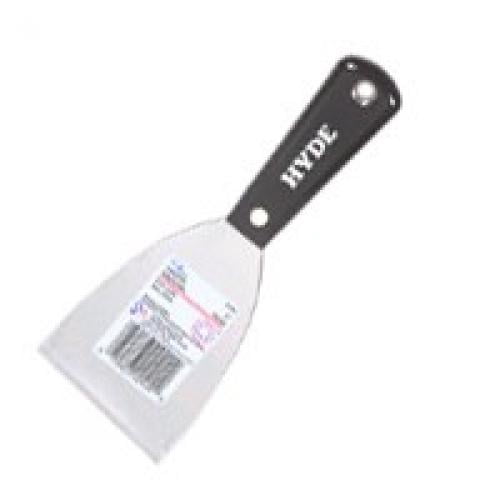 HYDE TOOLS Scraper Tool, Chisel Edge, Stiff High-Carbon Steel Blade, 3 ...