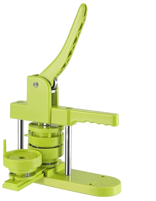 3 IN 1 Badges Button Maker Machine with 100Pcs Button Parts+3 Size ...