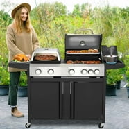 32 in. Outdoor Stainless-Steel Cabinet for Built-in BBQ Grill with 2 Drawers (KM-OKS-BQ30CAB ...