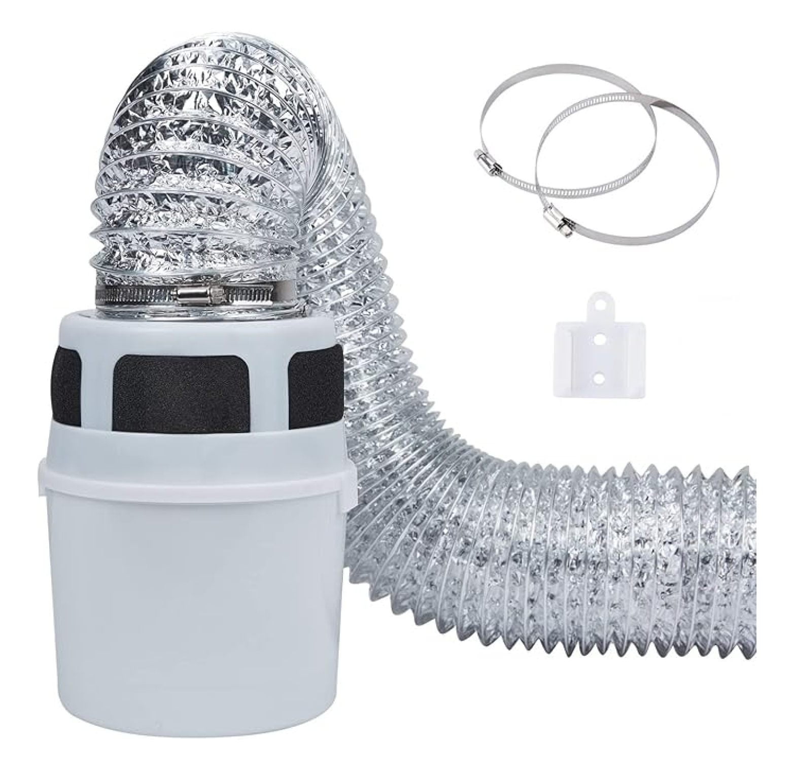 3 IN 1 Indoor Dryer Vent Kit Filter Bucket for Electric Dryer with 4 ...