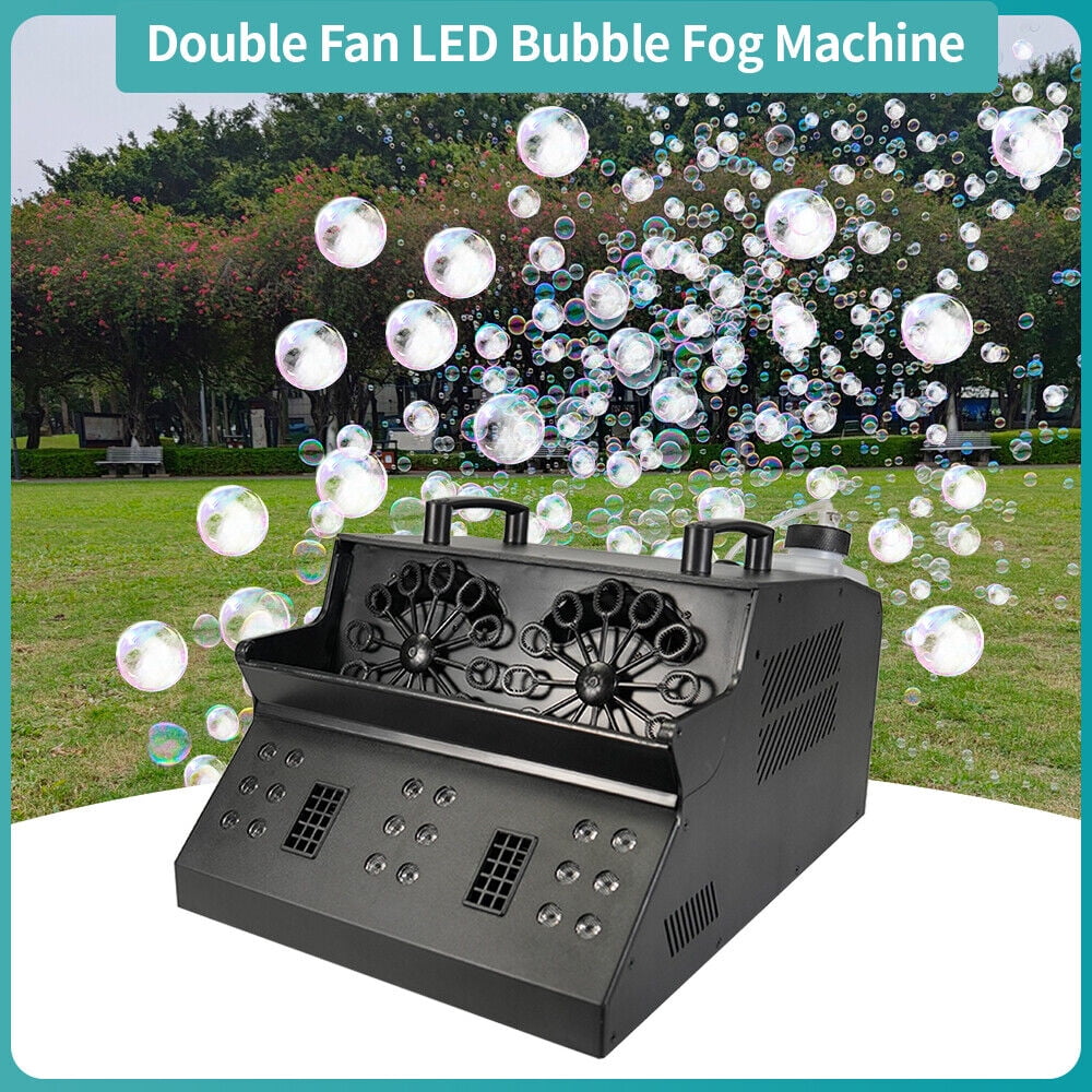 3 IN 1 Smoke Fog Bubble Machine LED Stage Light Fogger DMX Remote DJ ...