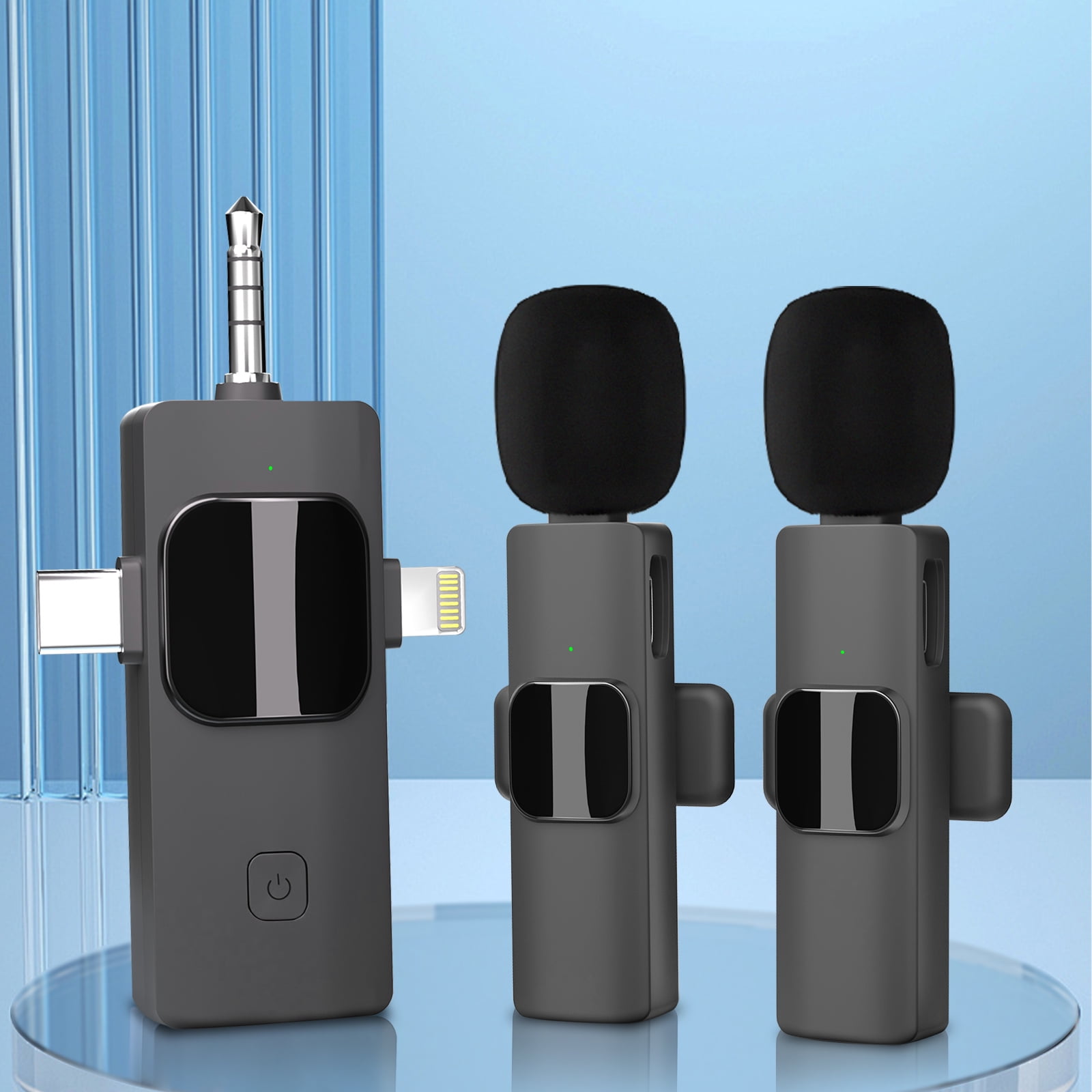 3 IN 1 Wireless Microphone, Universal Receiver, Support For IPHONE ...