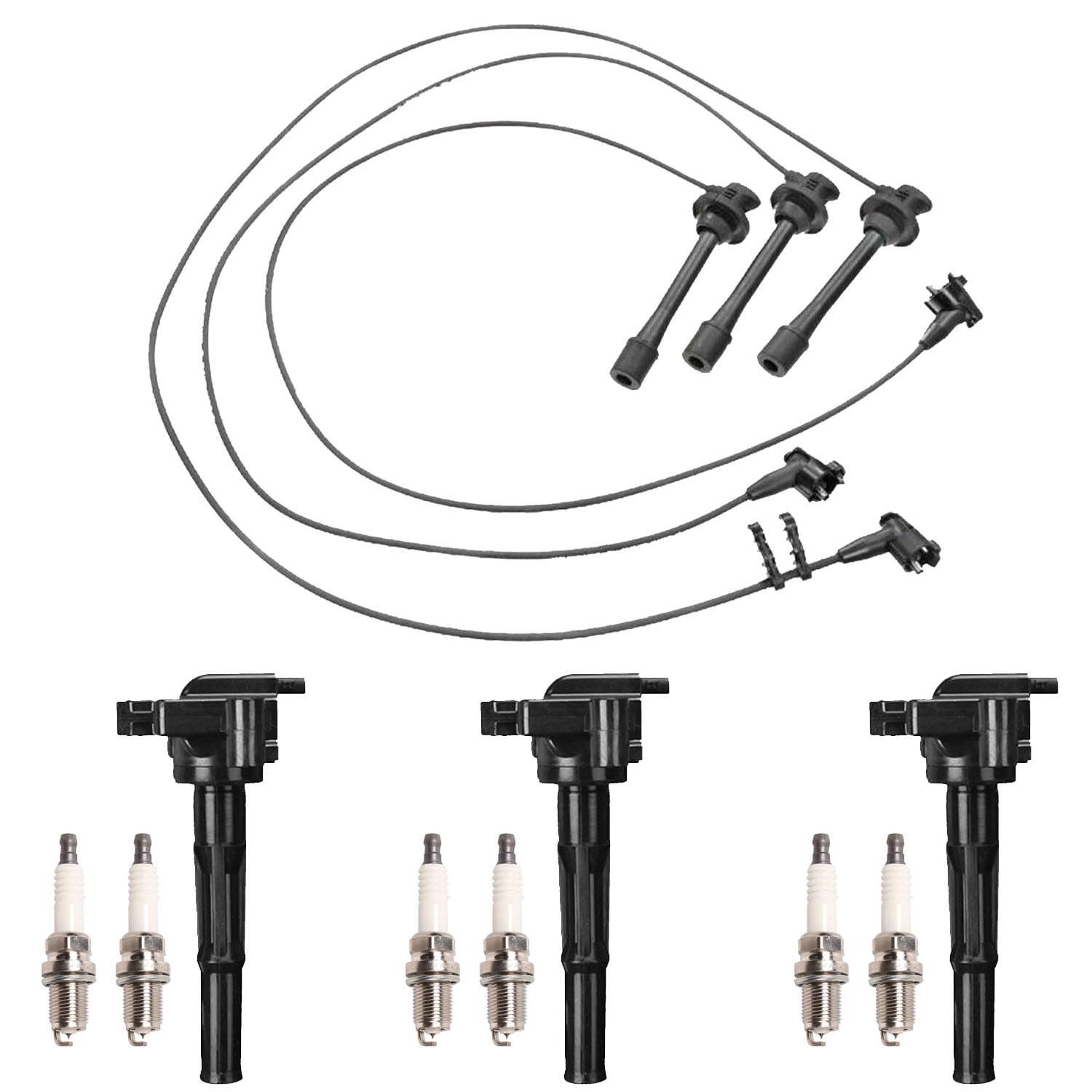 ISA Ignition Coils, Wireset, 6 Spark Plugs for 96-02 Toyota 4Runner 3 ...