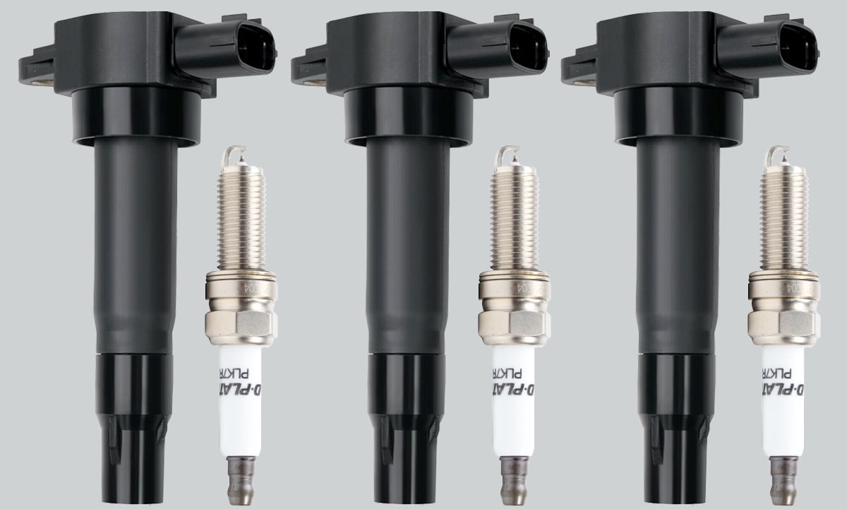 3 Ignition Coils + 3 Spark Plugs for 2008-2015 Smart Fortwo 1.0L FK0319 ...