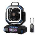 3-In-1 40000Mah Camping Fan, Cooling Light Power Bank, 4-Speed Dimmable ...