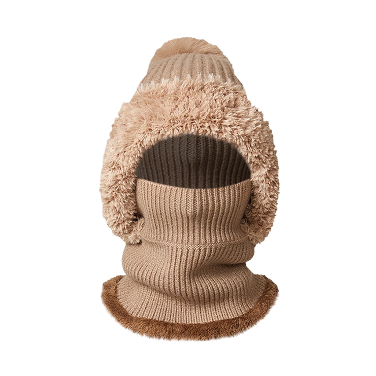 3 In 1 Beanie Hat for Women Fall Fashion Women's Hats & Caps Face Mask ...