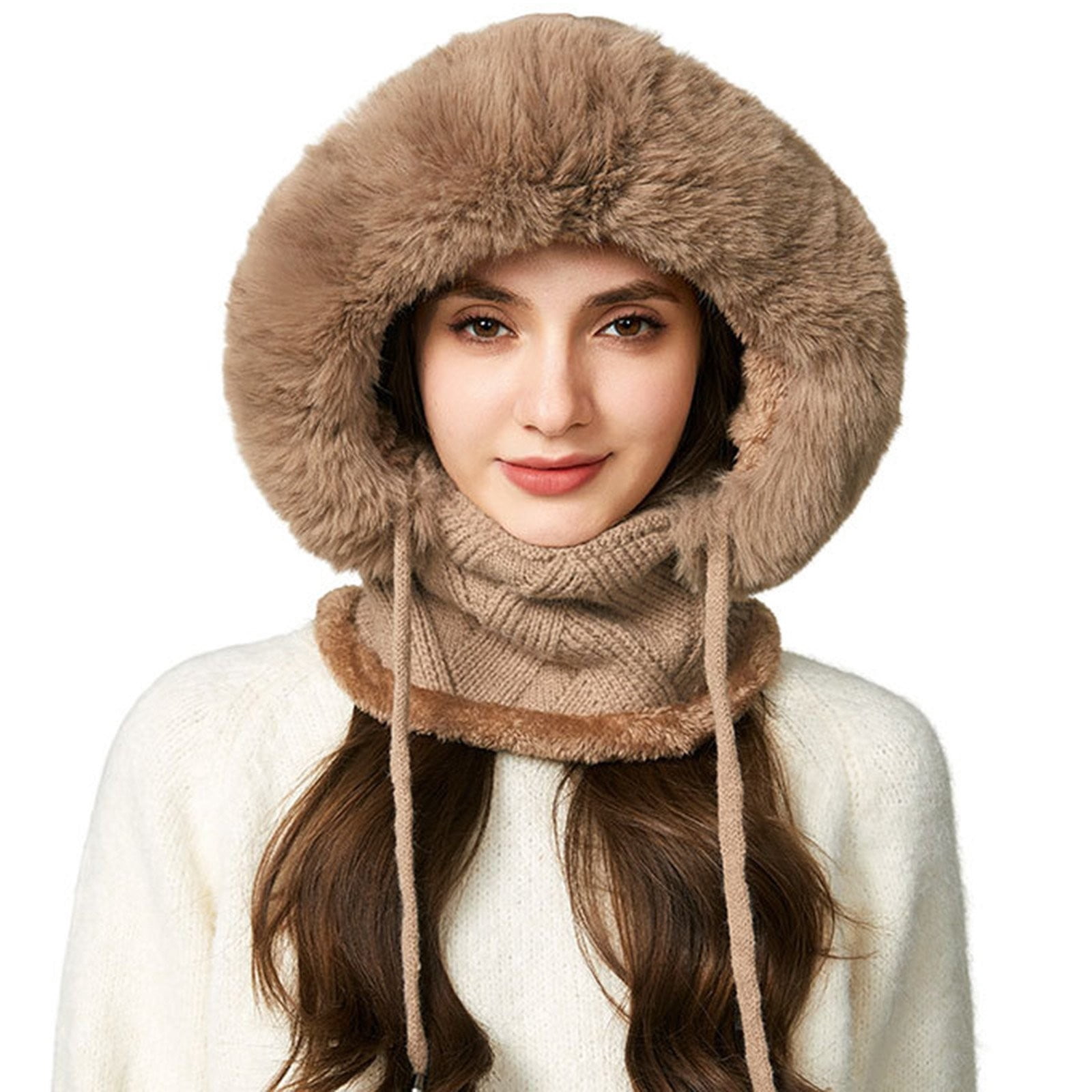 3 In 1 Beanie Hat for Women Fashion Clothing Women's Hats & Caps Face ...