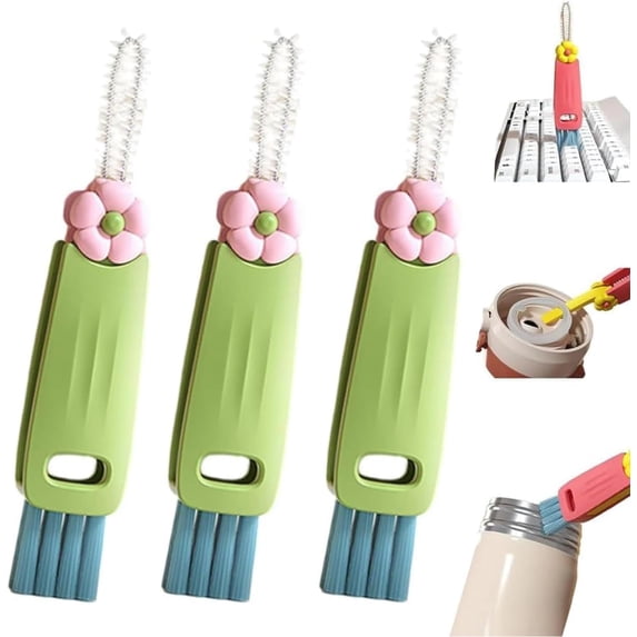 3 In 1 Cup Lid Gap Cleaning Brush Set Multifunction Tool for Tumblers ...