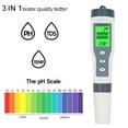 Angel Broking Inc, 3 In 1 Digital PH TDS TEMP Waterproof Water Quality Meter, Titanium Probe ...