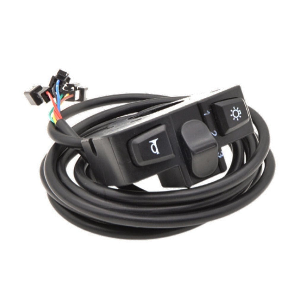 3 In 1 Ebike Motorcycle 7/8 Handlebar Horn Turn Signal Head Light Beam ...