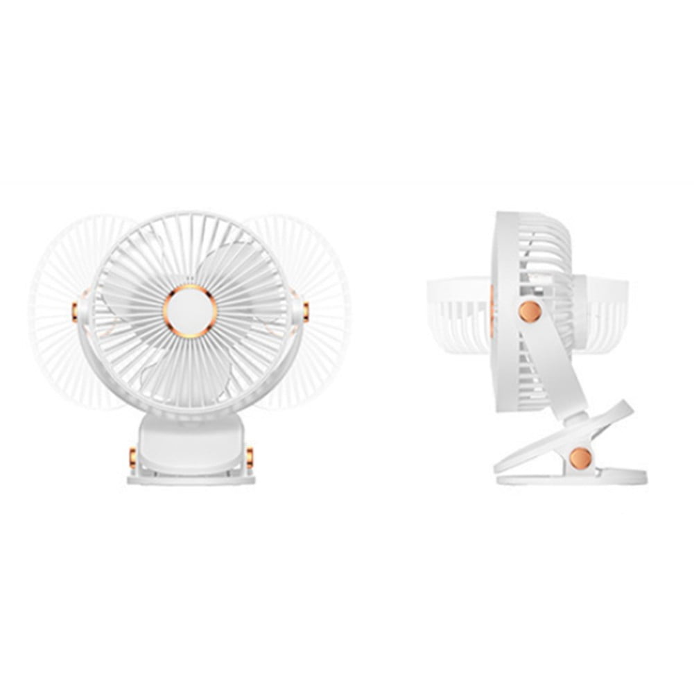 3-In-1 Electric Fan Wireless Desktop Cooling Fan Shake Head And Clip 5 ...