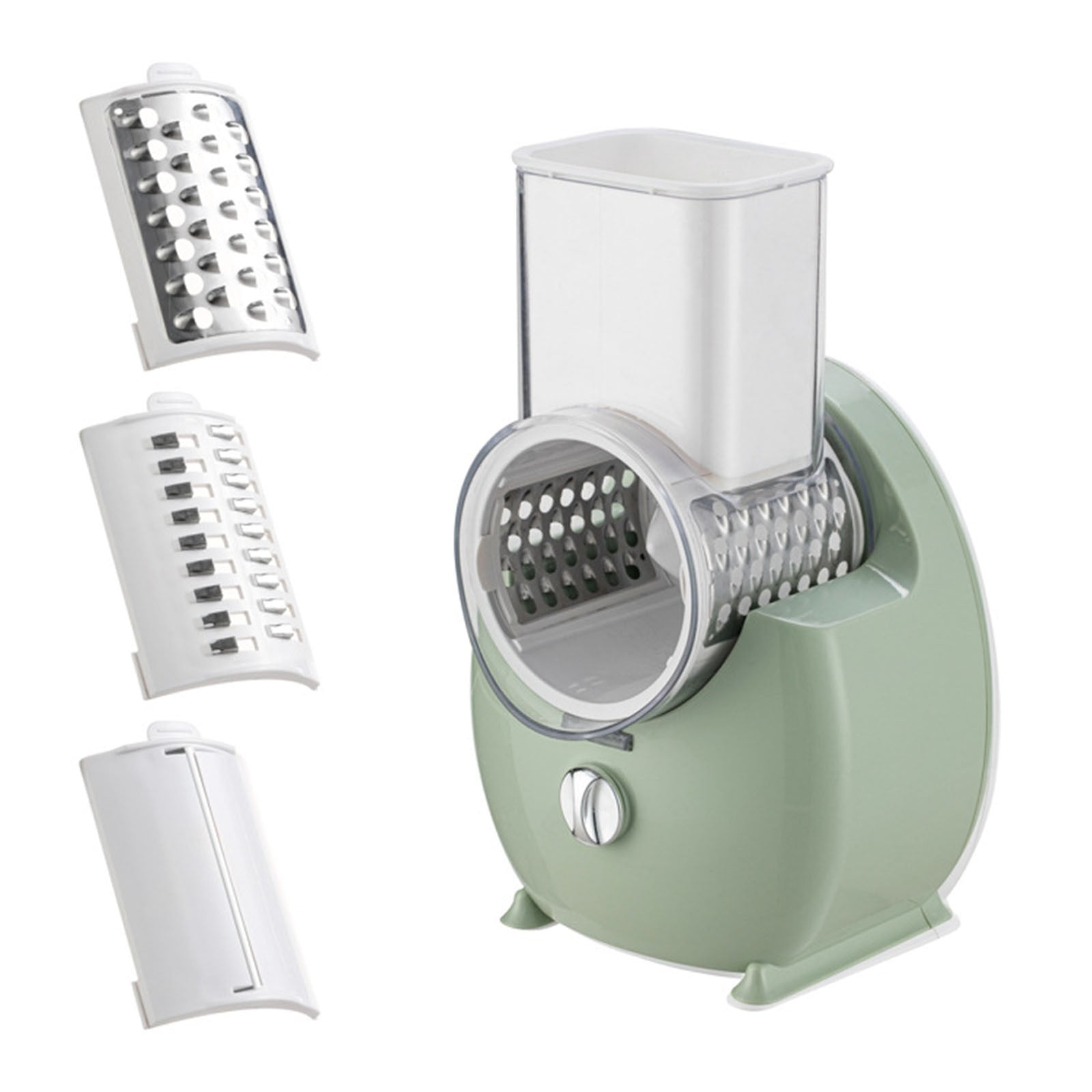 3-In-1 Electric Rotary Vegetable Cutter Slicer Automatic Chopper ...