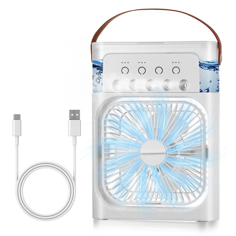 3 In 1 Fan Air Conditioner Household Small Air Cooler LED Night Light ...