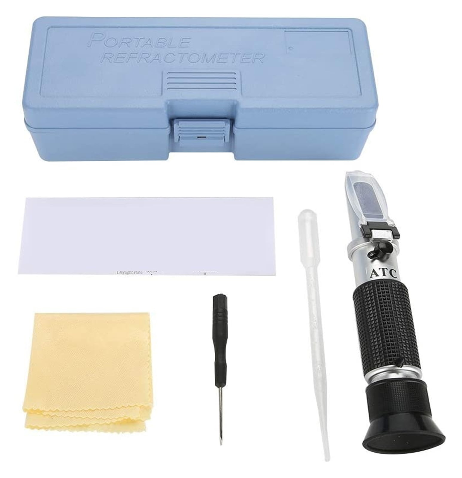 3 In 1 Grape & Alcohol Refractometer RHW-25 ATC 0-25%Vol 0-40%Brix 0.22 ...