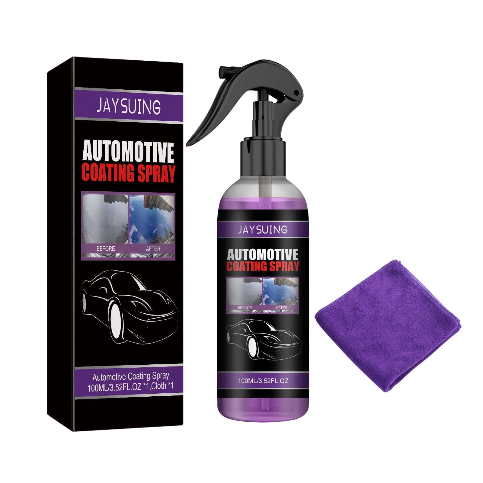 3 In 1 High Protection Fast Coating SprayFast Fine Scratch RepairFast Car CoatingPlastic Part ...