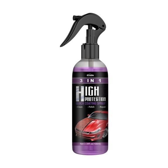 3 In 1 High Protection Quick Car Coating Spray, Diy Paint Change Color ...