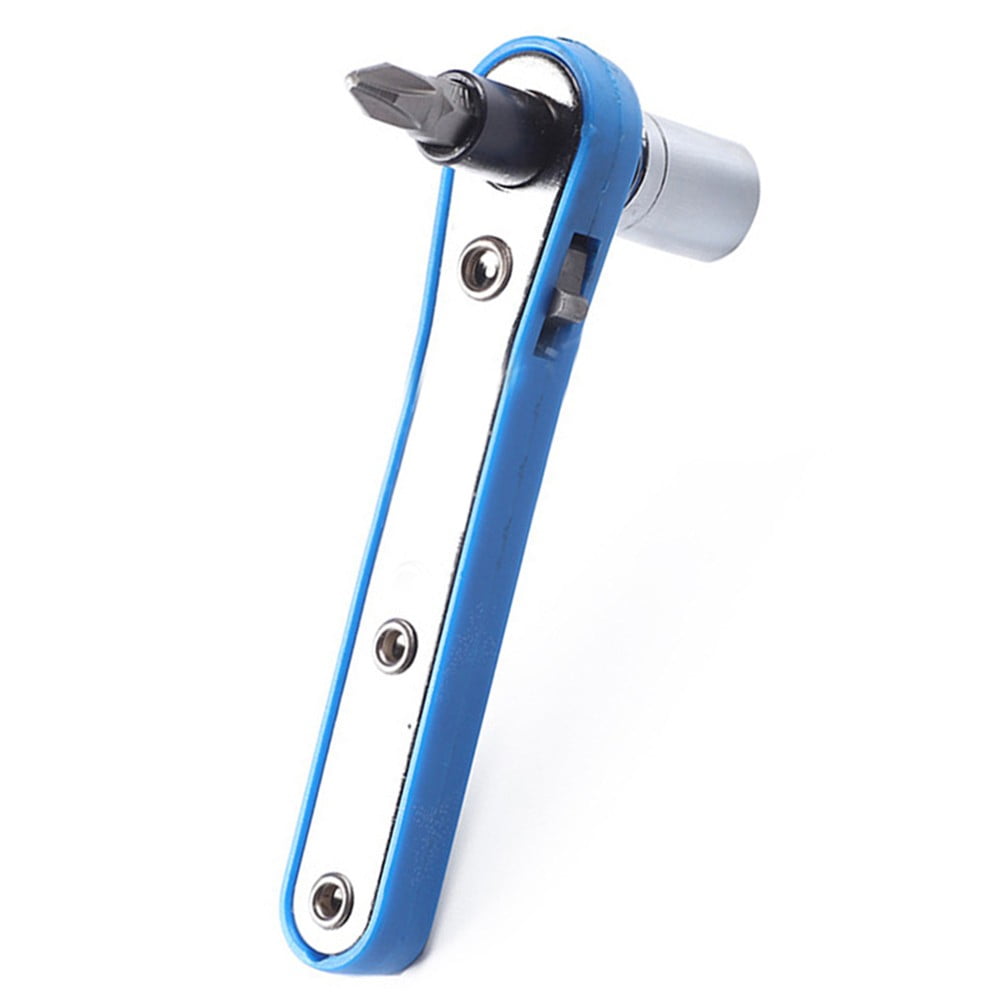 3 In 1 High Quality Screwdriver Set Blue 1/4Inch Ratchet Wrench with ...