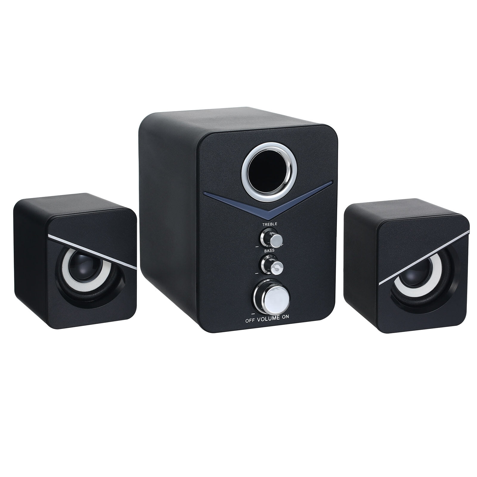3 In 1 High and Bass Adjustment Bluetooth Speaker Sound Box 3.5mm Wired ...