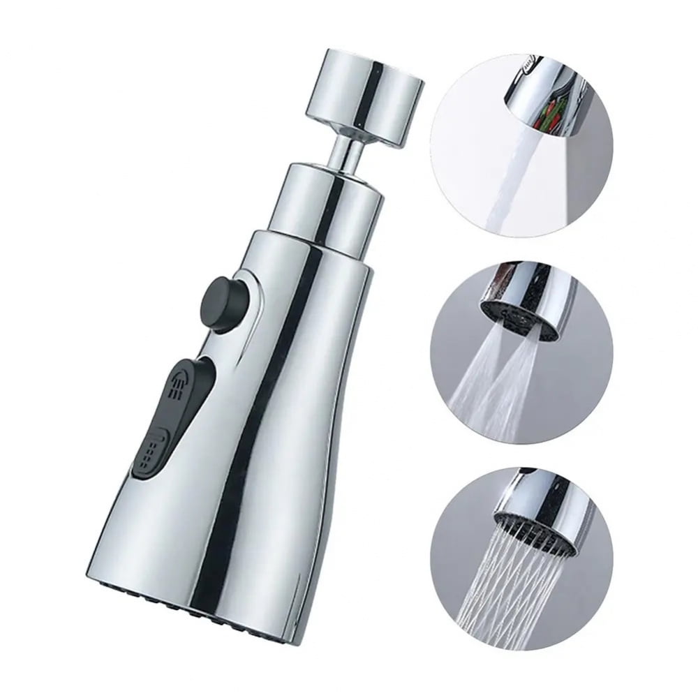 3 In 1 Kitchen Faucet Extender Universal 360° Rotate Pull Out Kitchen ...