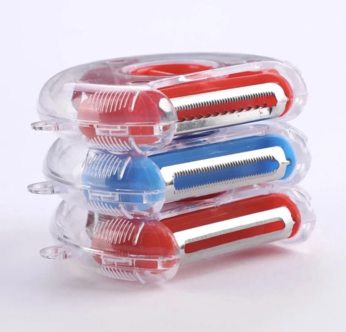 3 In 1 Kitchen Gadget Peeler, Switch Blades Conveniently. (Only In Red ...