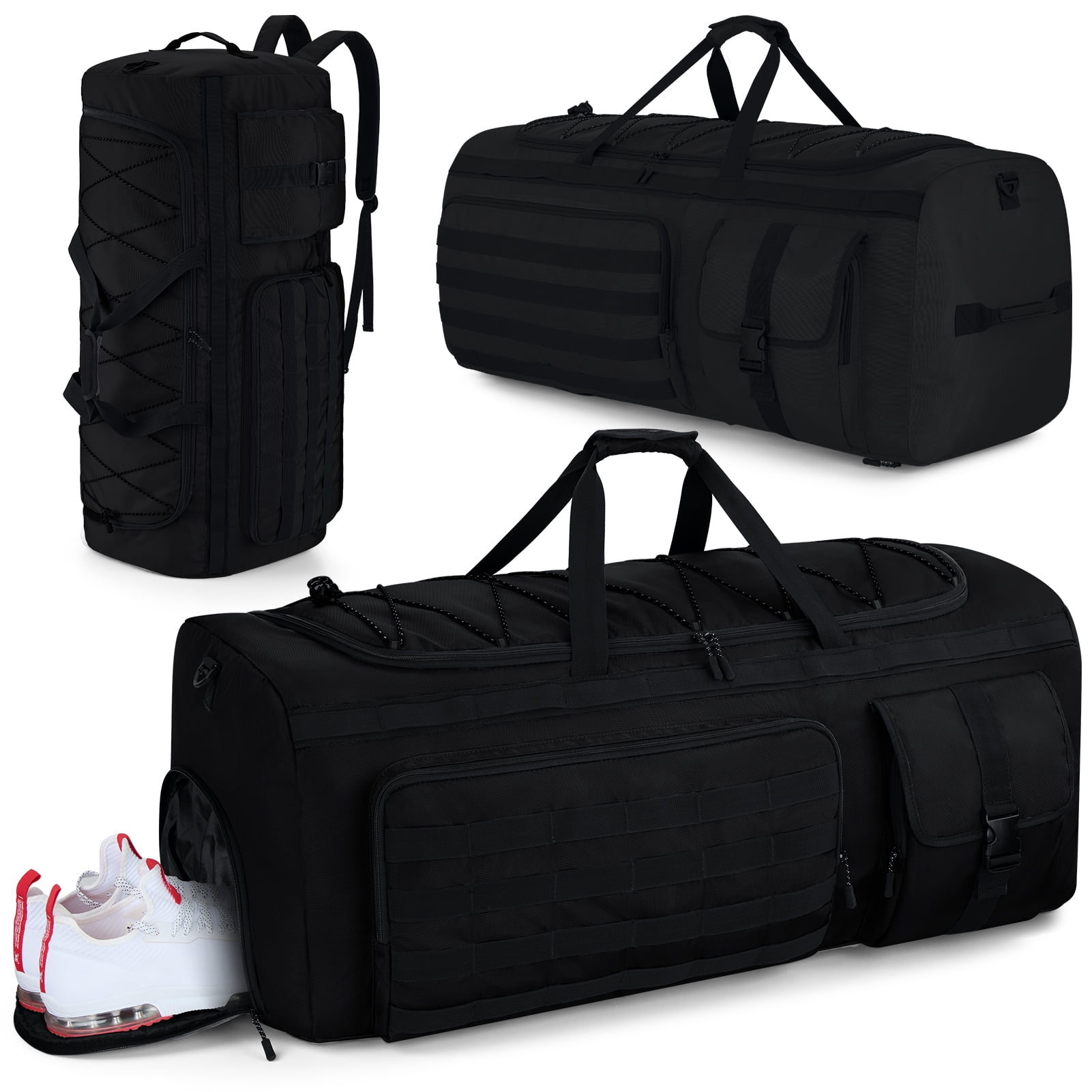 Gonex 130L Travel Duffel Bag for Men, 3 in 1 Extra Large Gym Bag ...