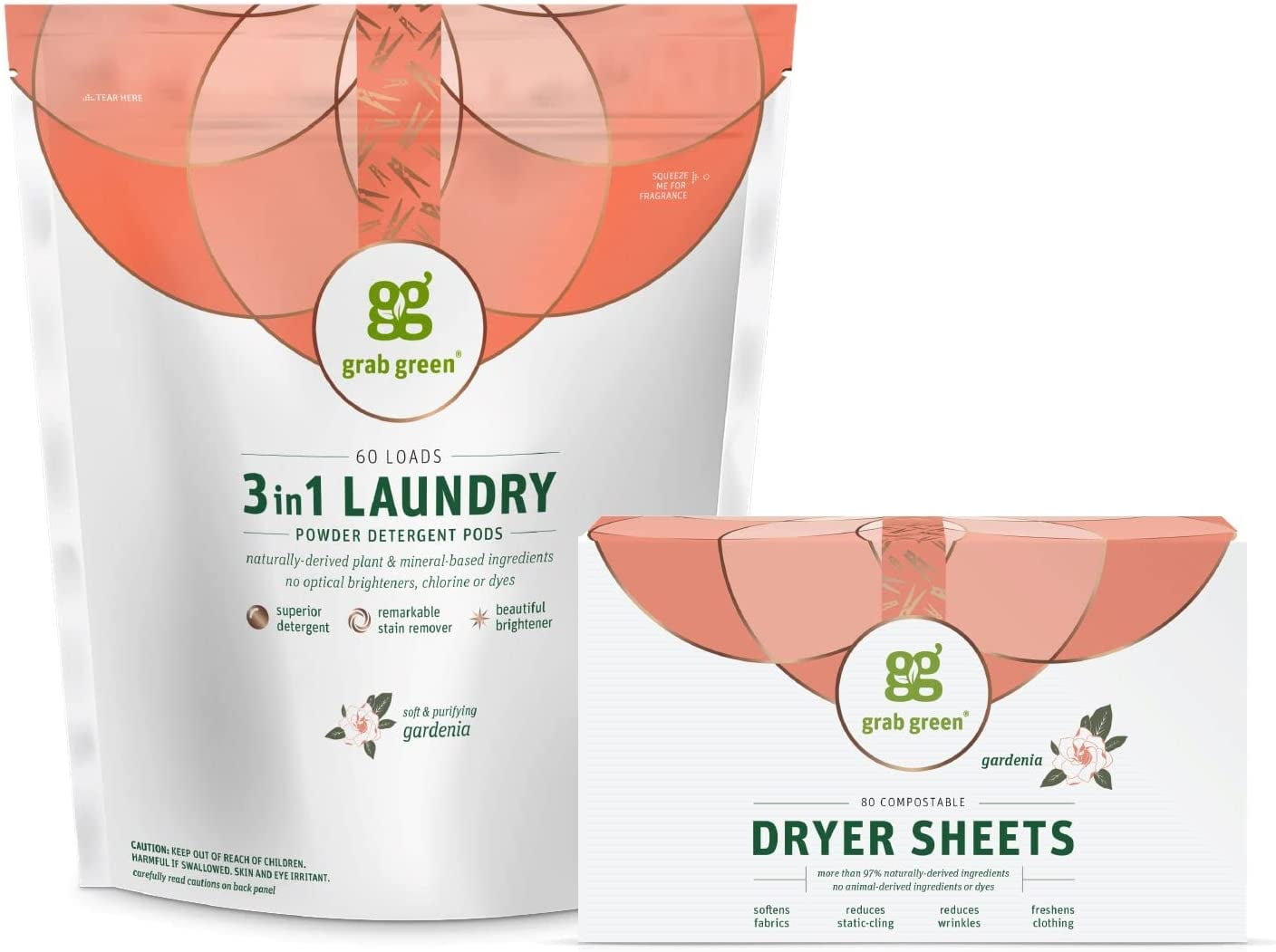 3-In-1 Laundry Detergent Pods And Dryer Sheet Bundle, 60 Count Pods And ...