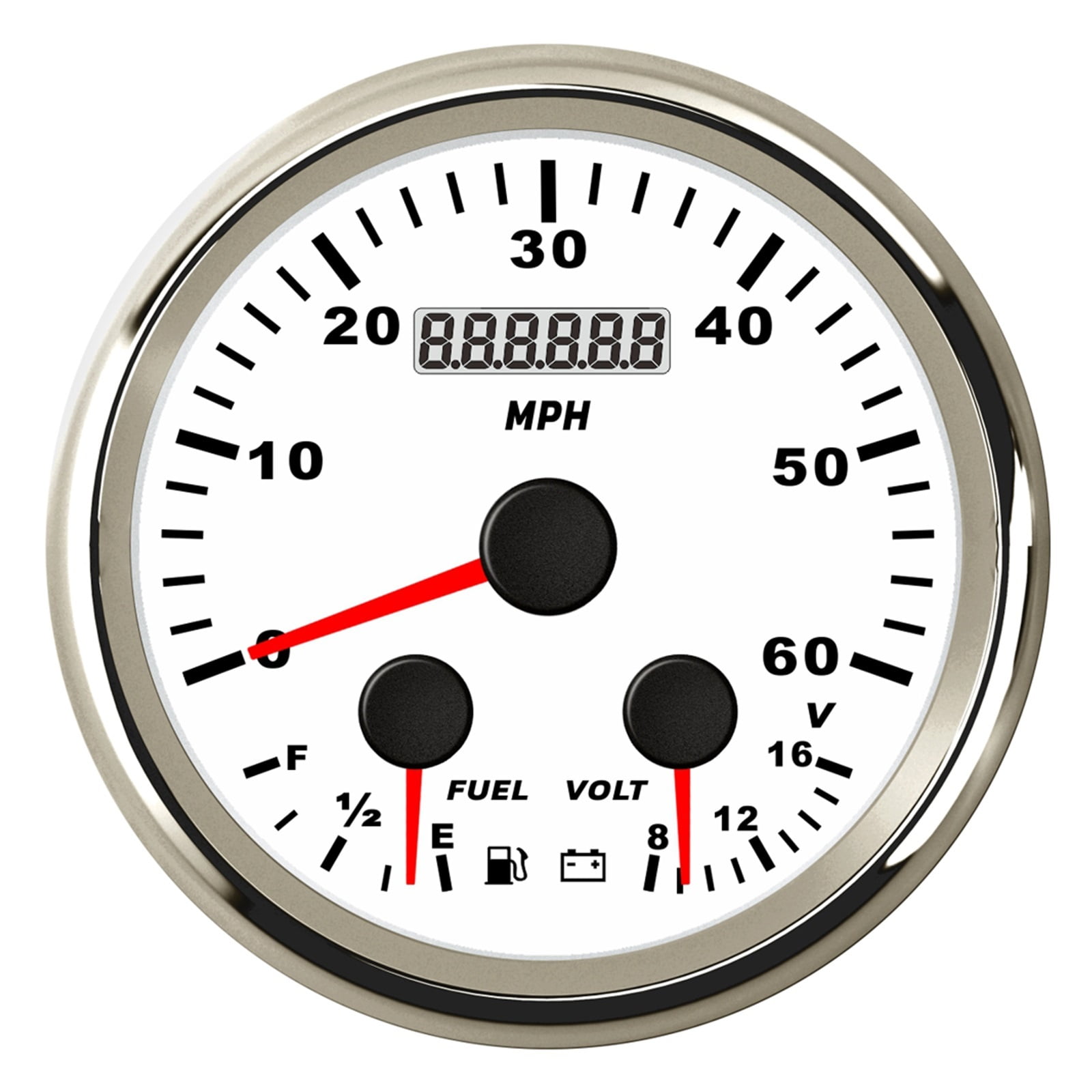 3 In 1 Multi-functional 85mm Gauge GPS Speedometer+Fuel Level+Voltmeter ...