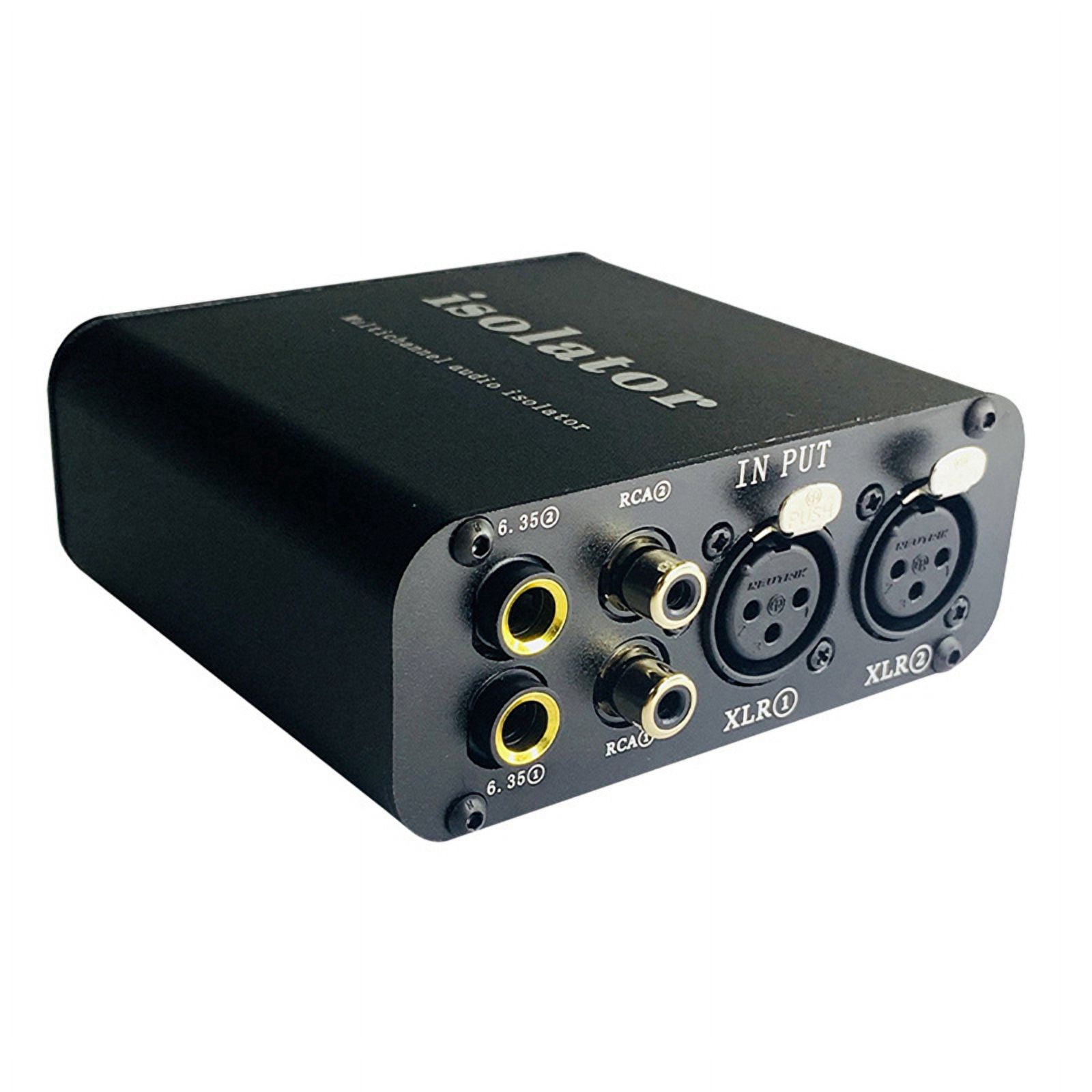 3-In-1 Multifunct Audio Isolator Multi-Channel 6.5 XLR Stereo Audio ...
